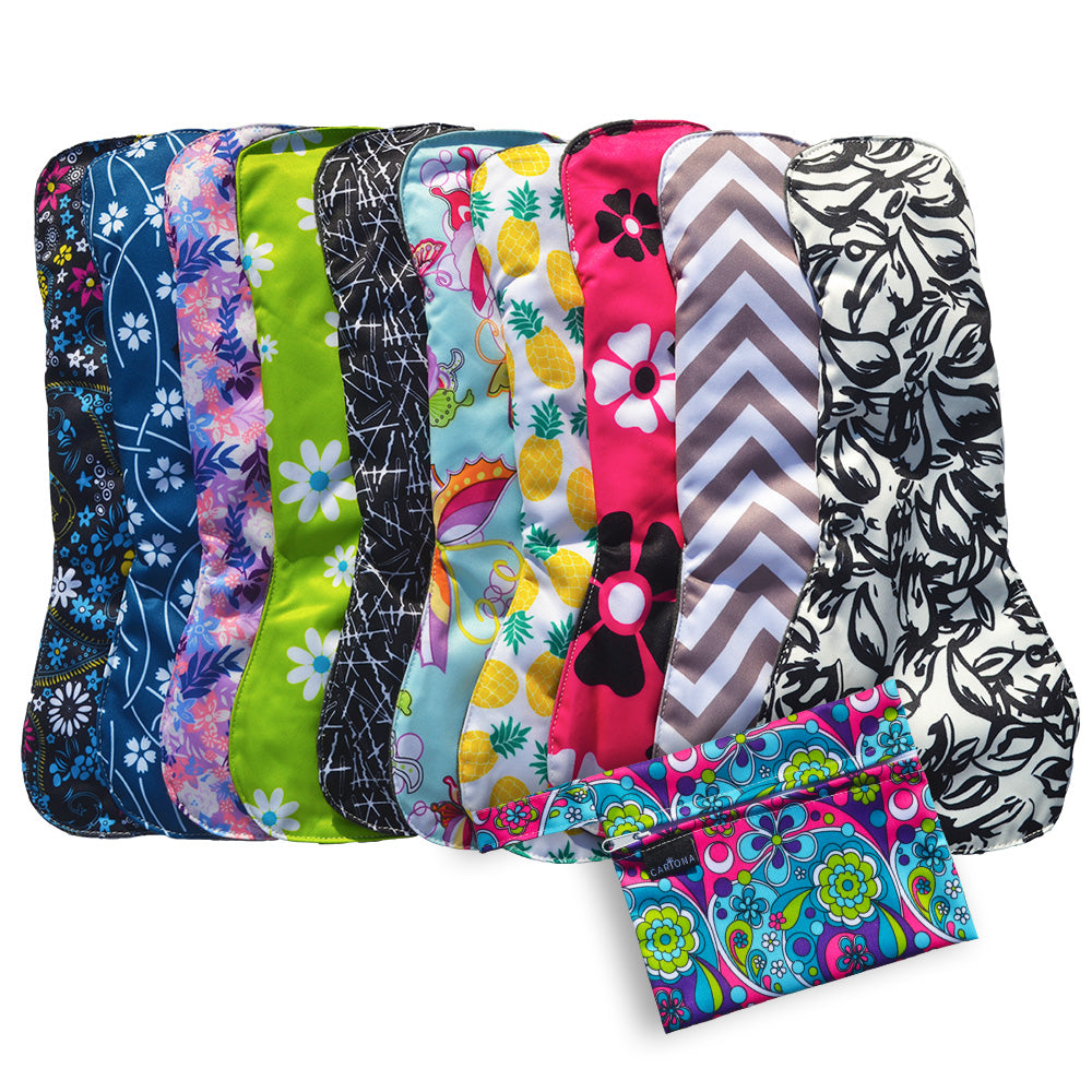 Eco-Friendly & Super Absorbent Reusable Cloth Overnight Pad | Cariona