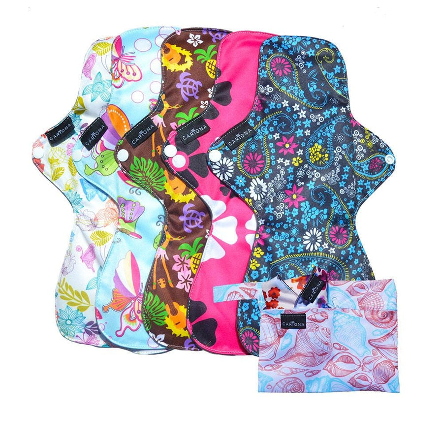 Eco-Friendly & Super Absorbent Reusable Cloth Overnight Pad | Cariona