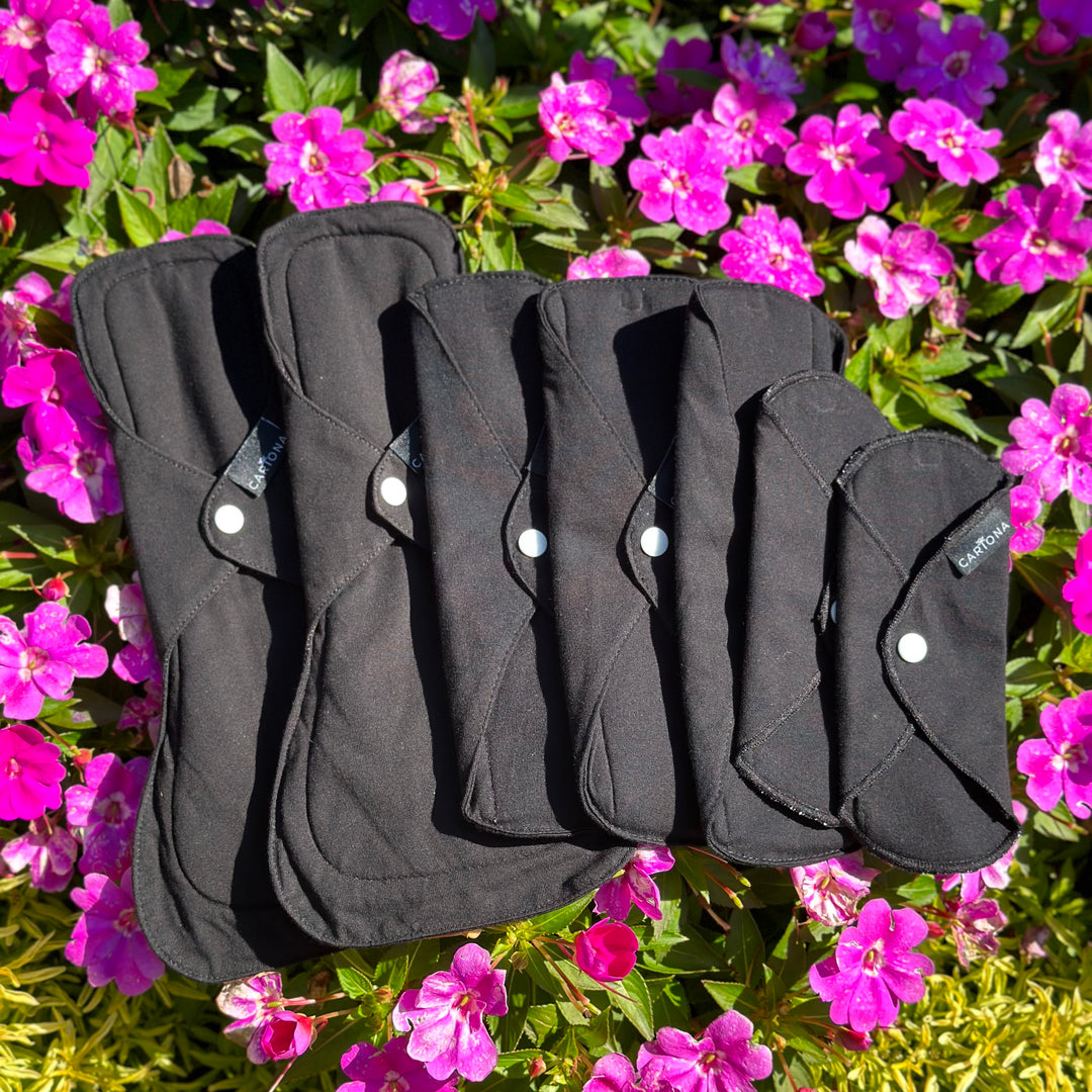 Premium Cotton Cloth Pads - Comfortable, Washable & Reusable – Cariona